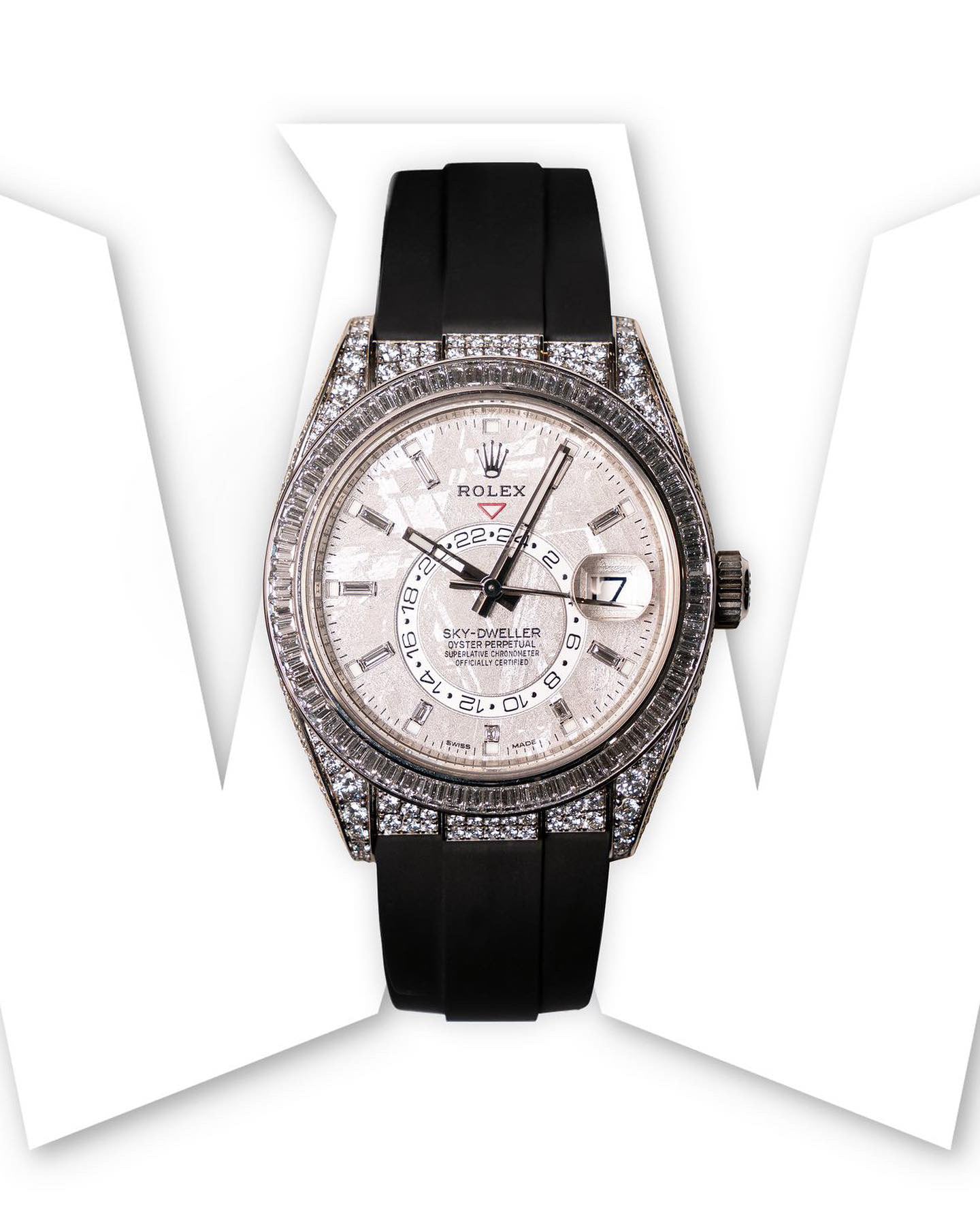 ROLEX SKY DWELLER DIAMOND FACTORY SET – Broadwalk Watches